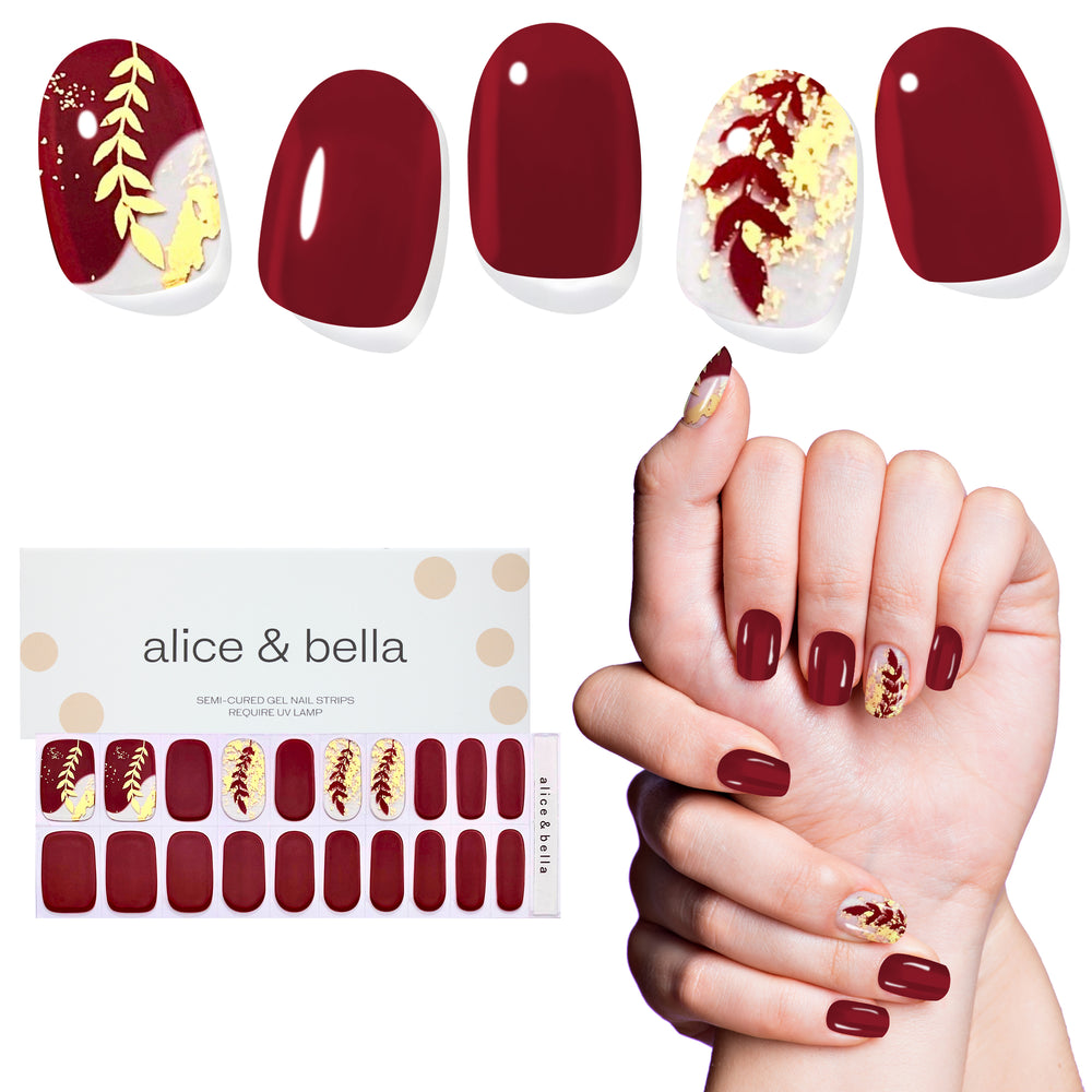 Gentle Semi-cured Gel Nail Strips | Alice & Bella Nails