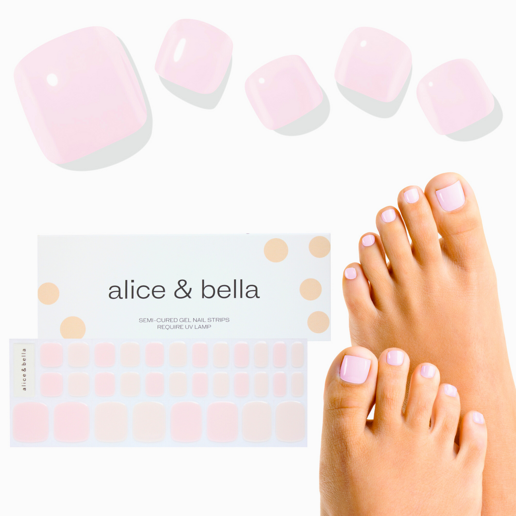 Alice & Bella UV nail art stickers pedicure gel